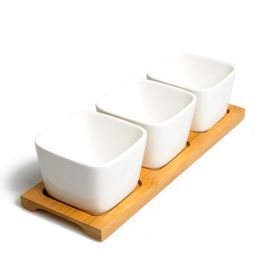 Schalen auf einem Bambus-Brett | Asiatisch kochen | Dille & Kamille