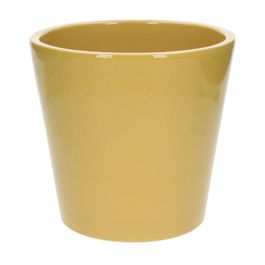Flower pot, earthenware, yellow, Ø 20 cm | Plant pots | Dille & Kamille