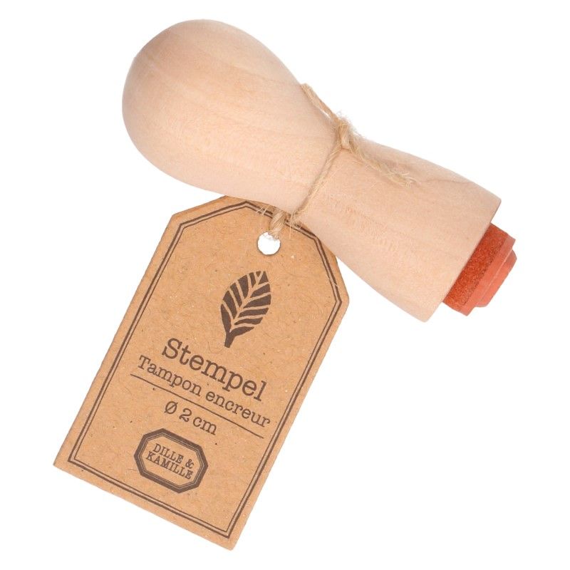 Stempel, beukenhout, blaadje, Ø 2 cm online kopen?| Dille & Kamille