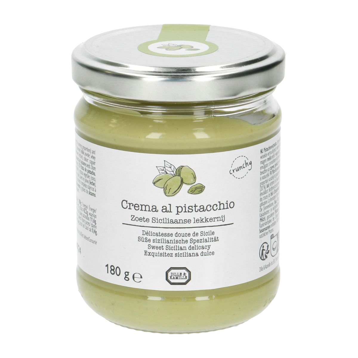 Pistache creme, Crema al pistacchio, 180gr | Dille & Kamille