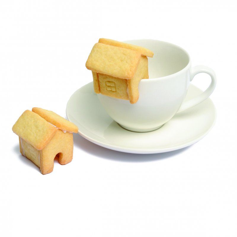3D house biscuit cutter, stainless steel | Cookie cutters | Dille & Kamille