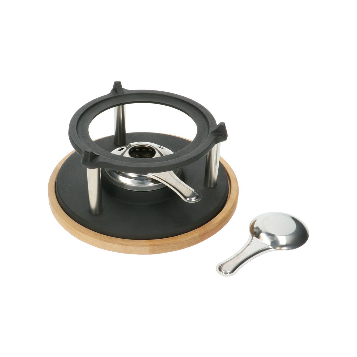 Warming stand, cast iron, black | Pans | Dille & Kamille