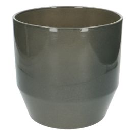 Flower pot, earthenware, greenish grey, ⌀ 23 cm | Plant pots | Dille ...