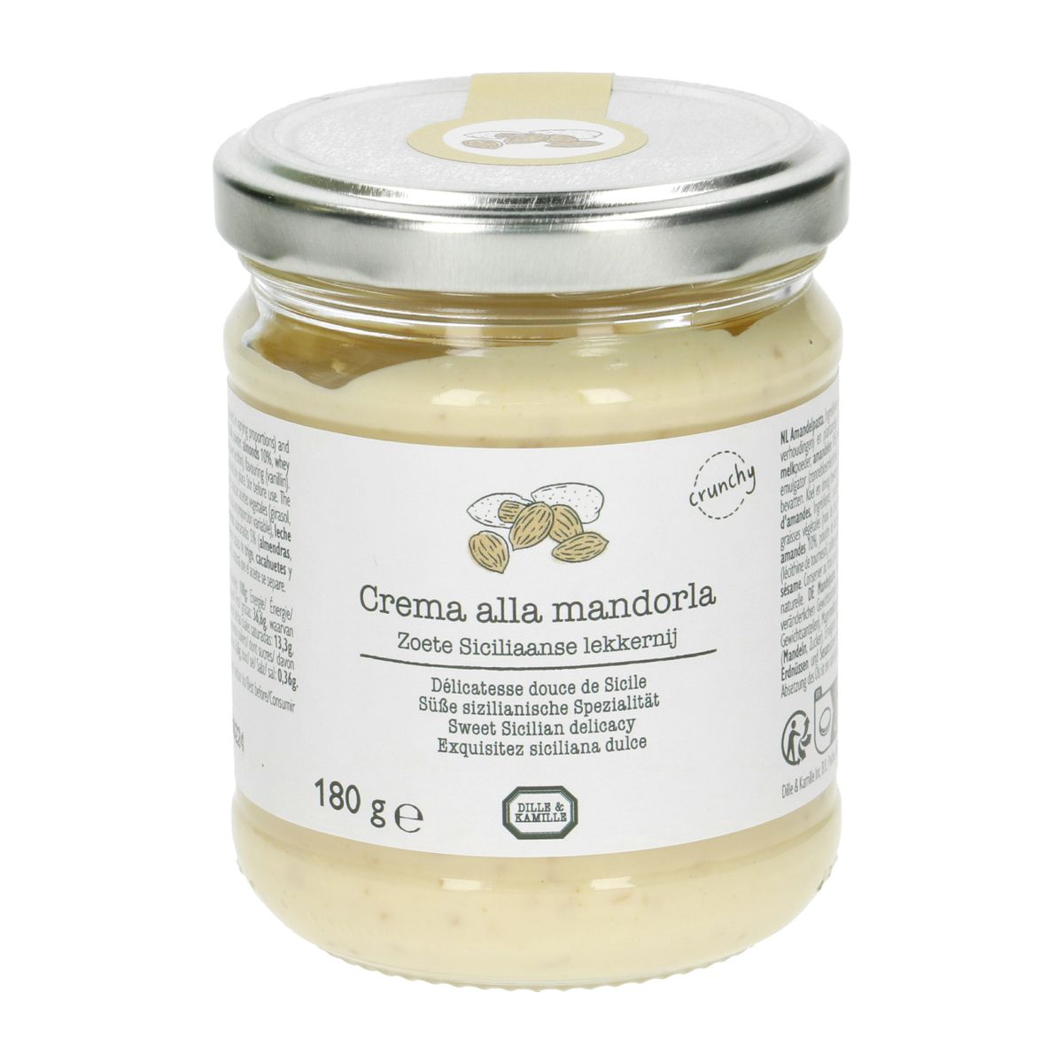 Amandelpasta, 180 gram | Crème | Dille & Kamille
