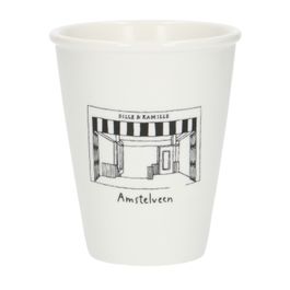 Mug facade, Amstelveen, porcelain, 200 ml | Mugs facade | Dille & Kamille