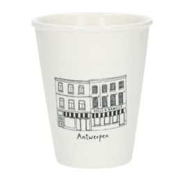 Mug facade, Antwerp Vleminck, porcelain, 200 ml | Mugs facade | Dille ...