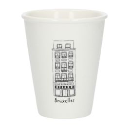 Mug facade, Brussels Jean Stas, porcelain, 200 ml | Mugs facade | Dille ...