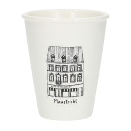 Mug facade, Maastricht, porcelain, 200 ml | Mugs facade | Dille & Kamille