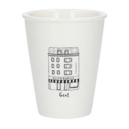 Mug facade, Ghent, porcelain, 200 ml | Mugs facade | Dille & Kamille