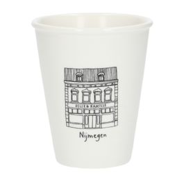 Mug facade, Nijmegen, porcelain, 200 ml | Mugs facade | Dille & Kamille