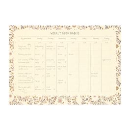 Planner 'Good habits', garland print, A4, paper | Planners | Dille ...