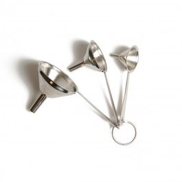 Funnel, set of 3, stainless steel | Funnels | Dille & Kamille